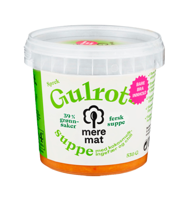 Gulrotsuppe med kokosmelk, ingefær og chili | Mere Mat